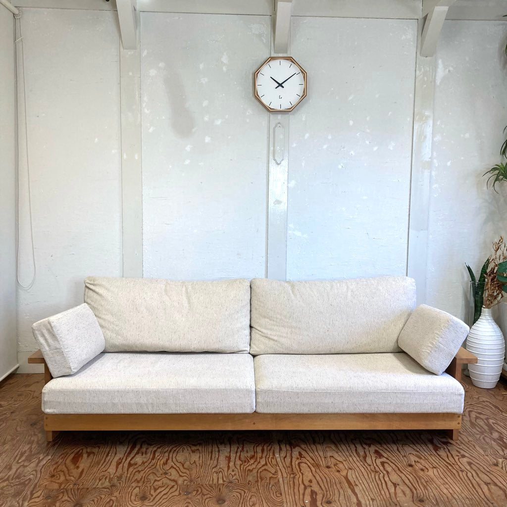 マスターウォール/MASTERWALビーク / BEAK SOFA スリーシーター 3人掛けソファ 中古 ファブリック アイボリーホワイト – RESTYLE