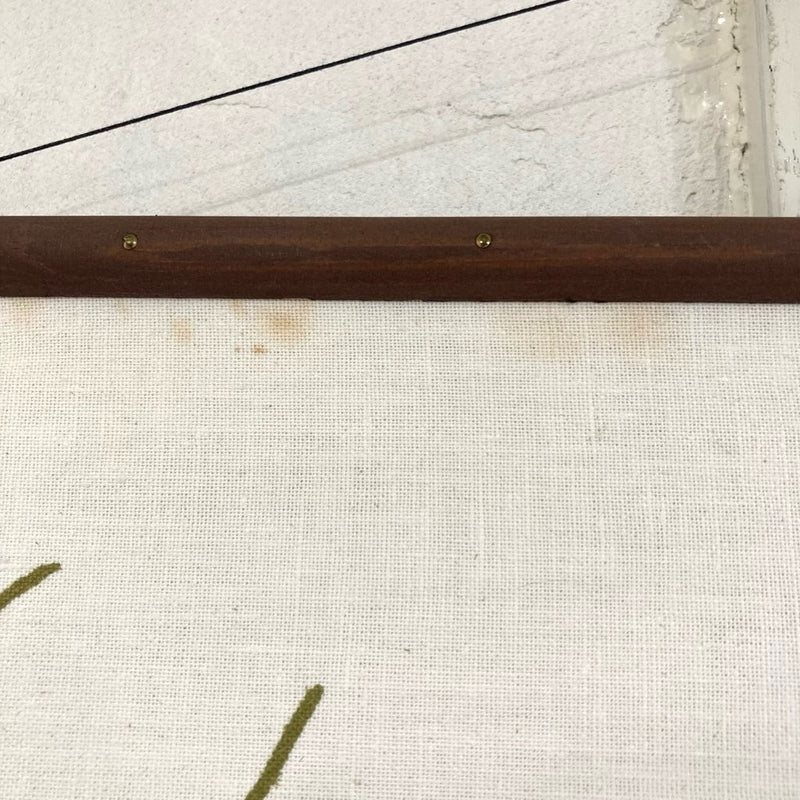 Aase og Preben Jangaard / デンマーク製 ヴィンテージタペストリー 「さかな取りを楽しむ双子の姉妹」北欧 壁掛け ...