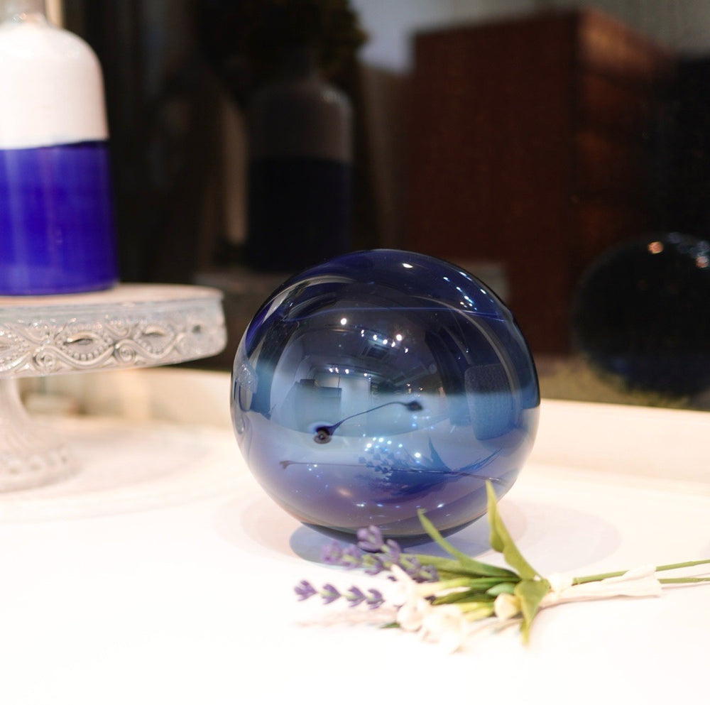 イッタラ / iittala サンボールM ブルー ティモ・サルパネヴァ ヴィンテージ 中古 北欧 ガラス アートオブジェ