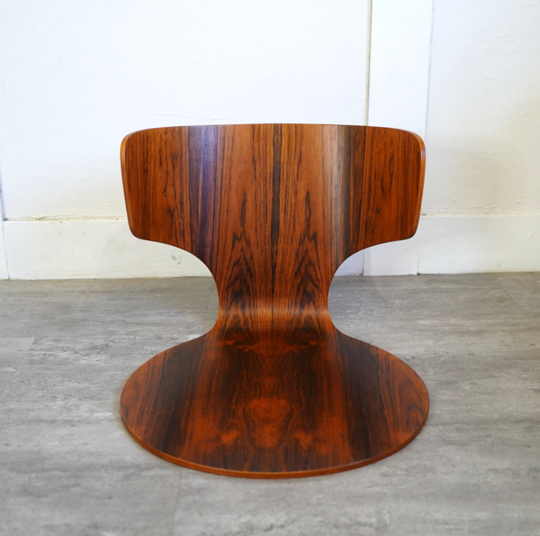 天童木工/Tendo カブト 座椅子 剣持勇ブラジリアンローズウッド ヴィンテージ 希少 中古